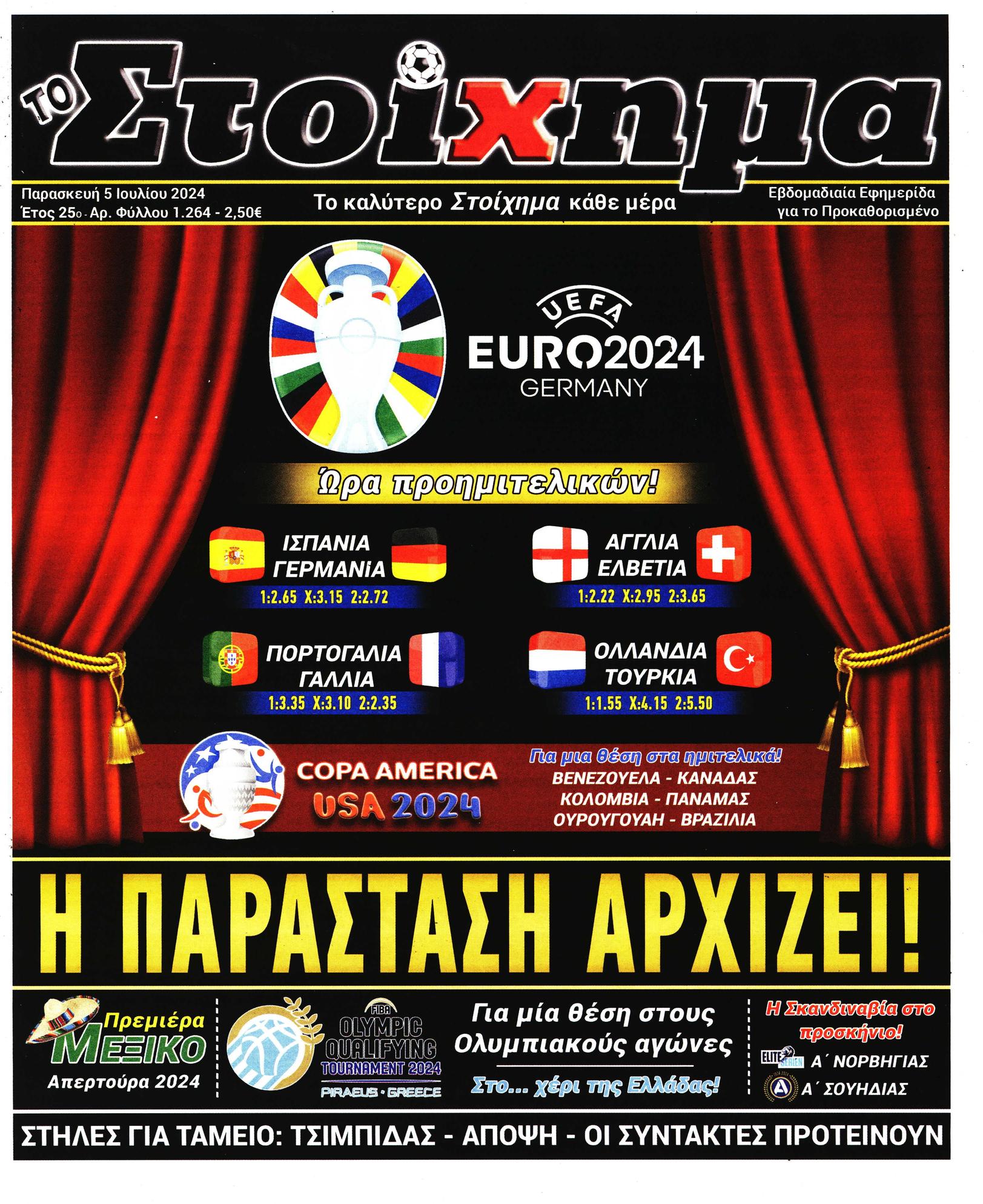 Αθλητικές ειδήσεις για ποδόσφαιρο και αγώνες Πάμε Στοίχημα