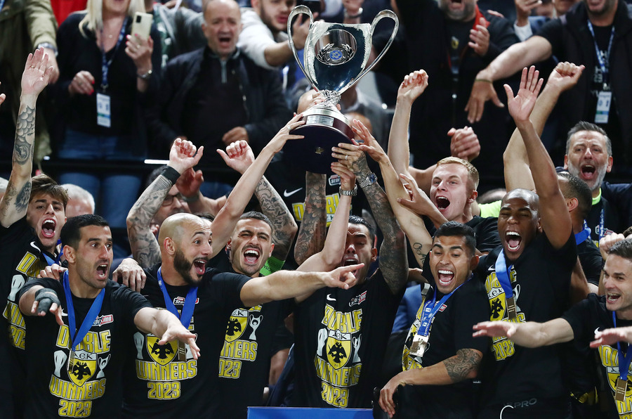 ΑΕΚ - ΠΑΟΚ 2-0: «Αλύγιστη» Ένωση πήρε το τρίτο νταμπλ της ιστορίας της ...